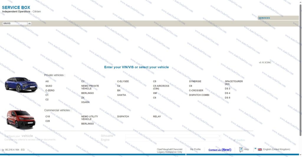 AUTOTECH4YOU Citroen Service Box Online 2026